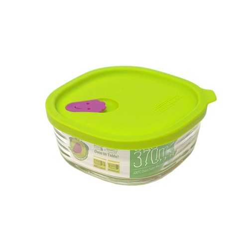 Pote de Vidro Refratário com Tampa de Silicone, 370ml LLG162 - Lock ...